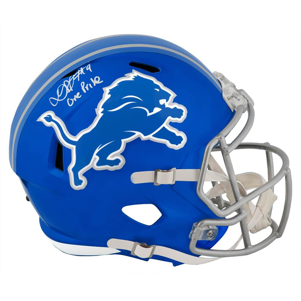 Donovan Peoples-Jones Signed Lions Full-Size Flash Alternate Speed ...