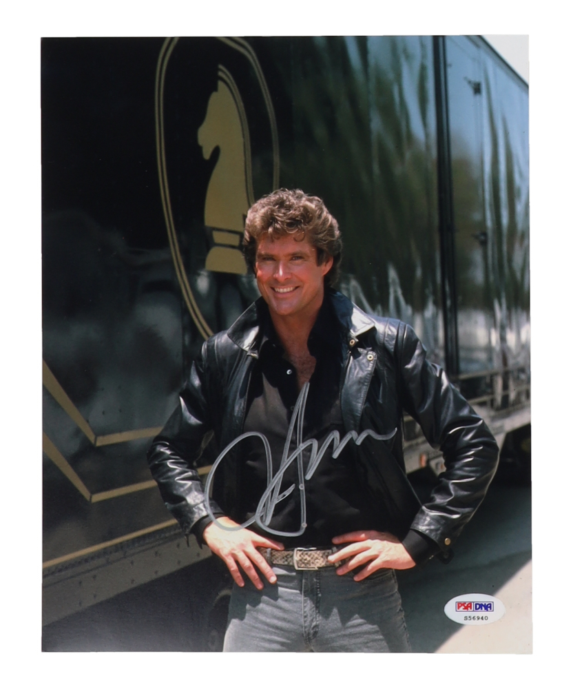 David Hasselhoff Signed "Knight Rider" 8x10 Photo (PSA) | Pristine Auction