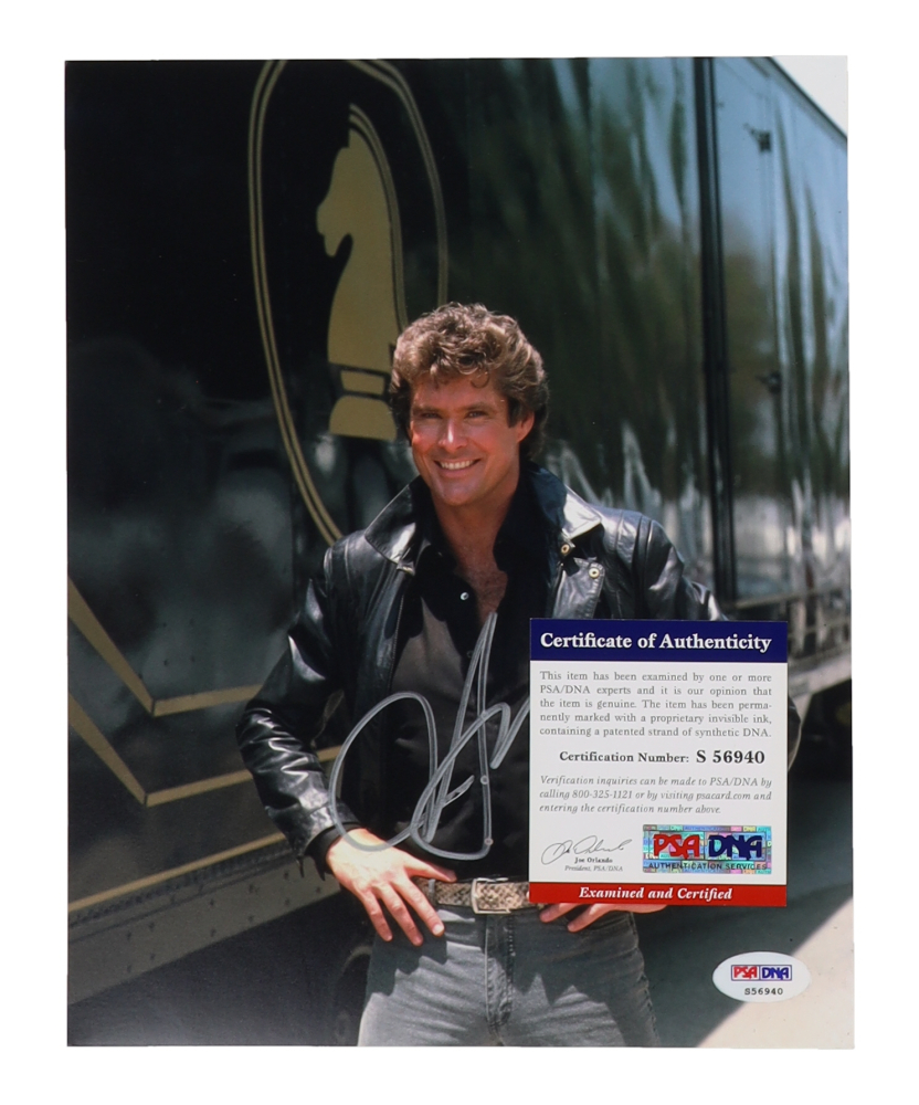 David Hasselhoff Signed "Knight Rider" 8x10 Photo (PSA) | Pristine Auction