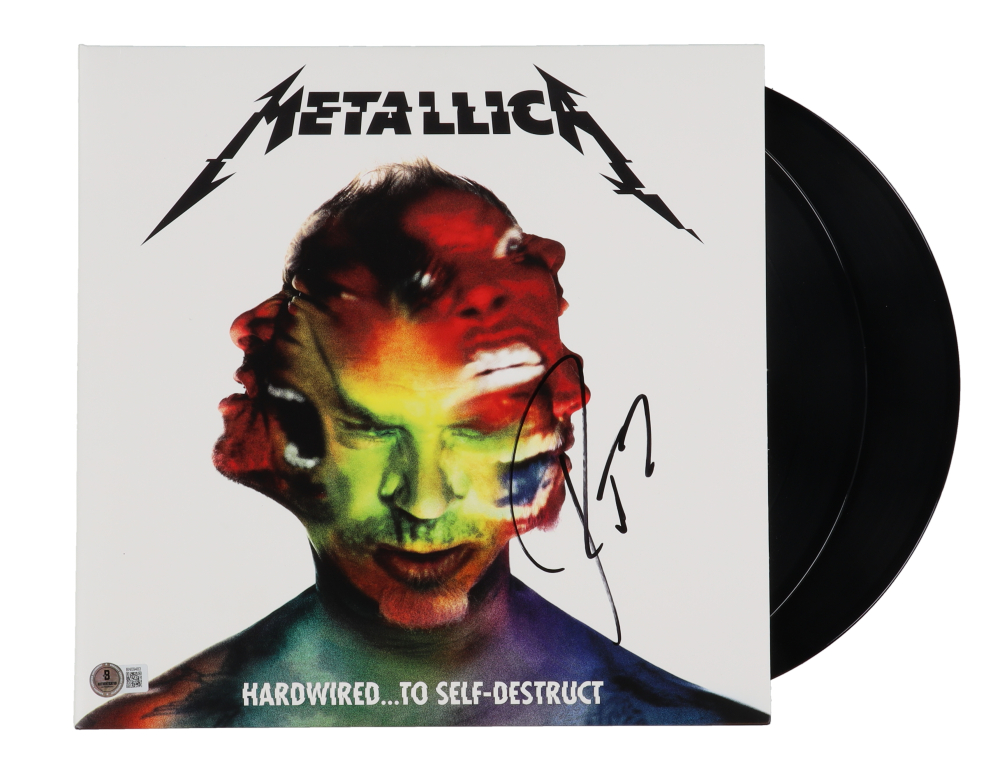 Robert Trujillo Signed Metallica "Hardwired...To Self-Destruct" Vinyl Record Album (Beckett ...