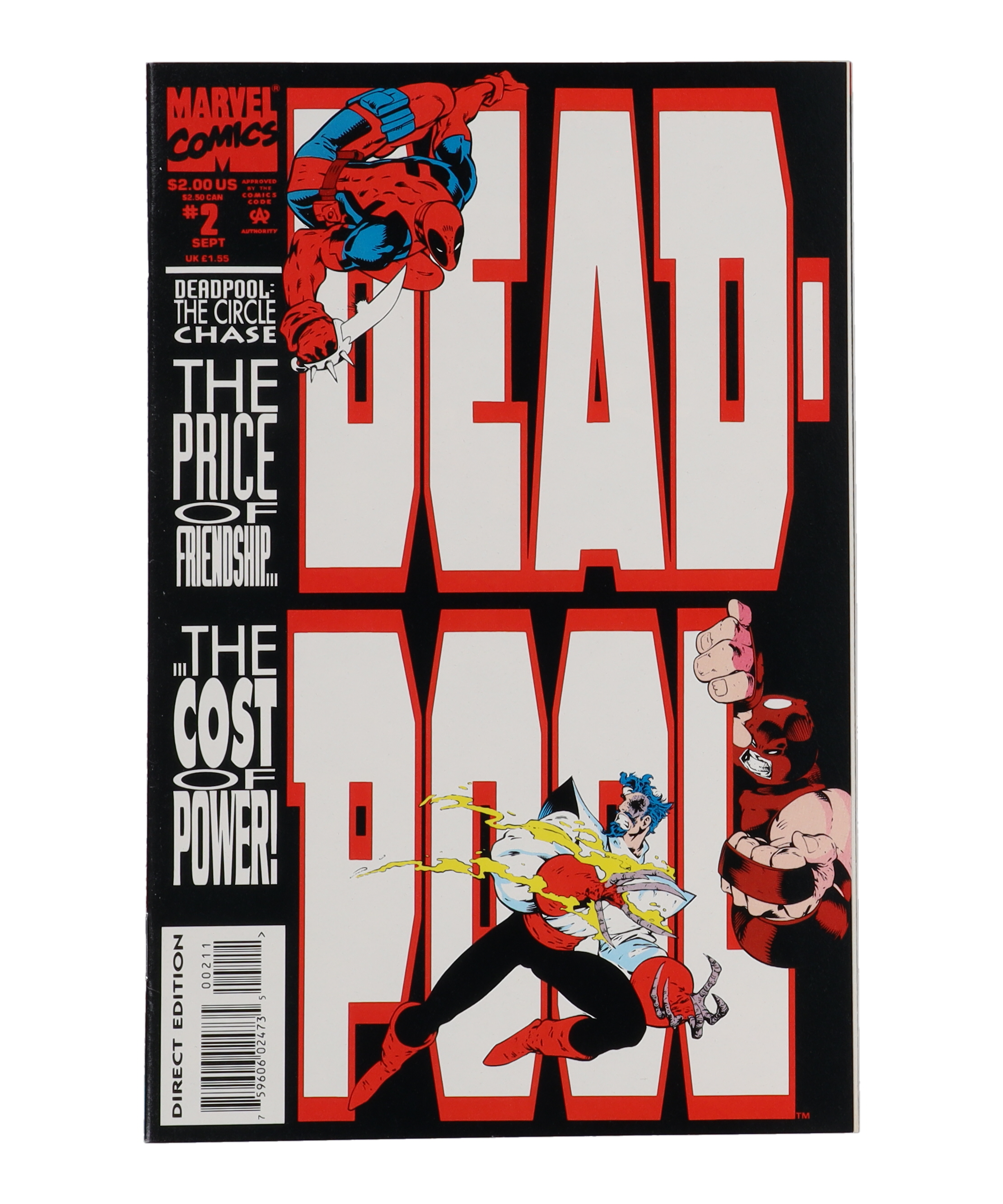 1993 "Deadpool: Circle Chase" Issue #2 Marvel Comic Book | Pristine Auction