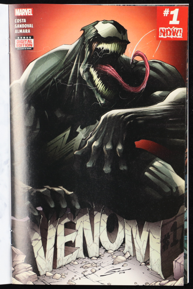 Tom Hodges - Venom - Marvel Comics - Issue #1 - Sketch Cover Variant ...