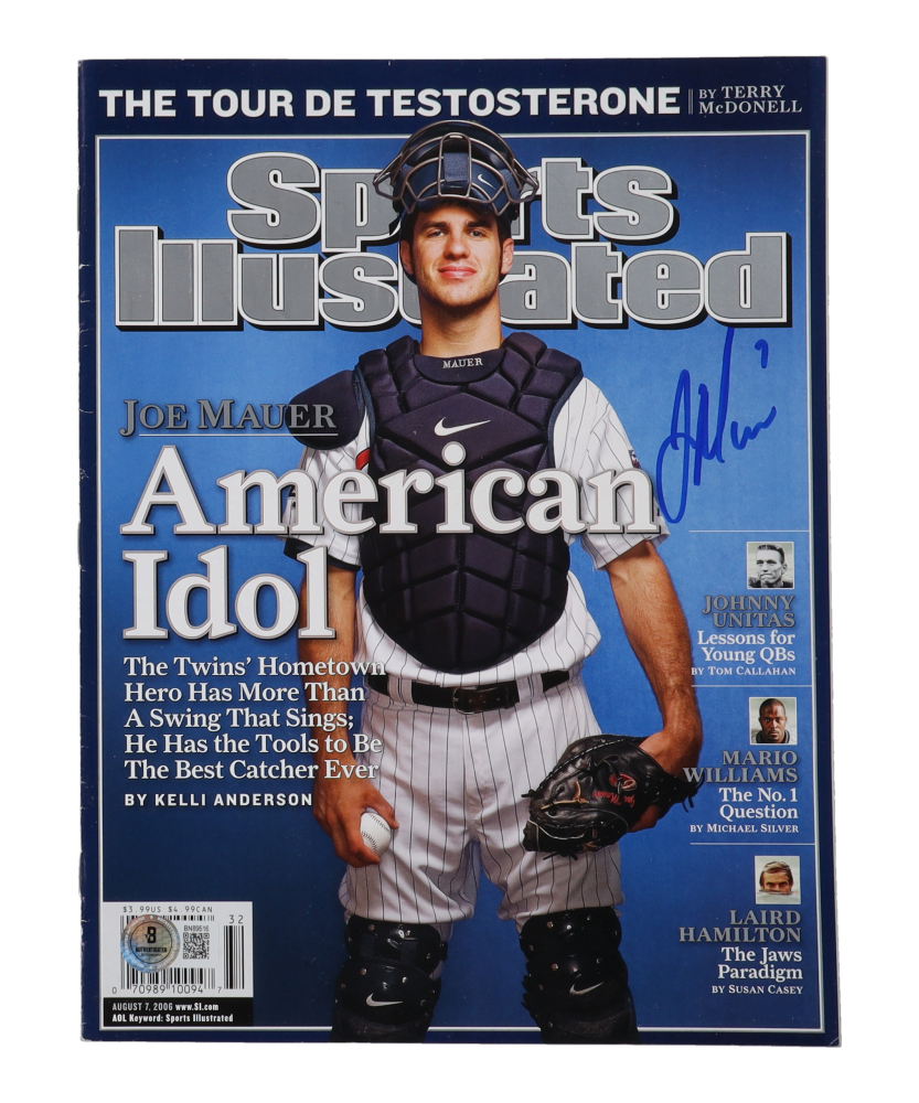 Joe Mauer Signed 2006 Sports Illustrated Magazine (Beckett) | Pristine Auction