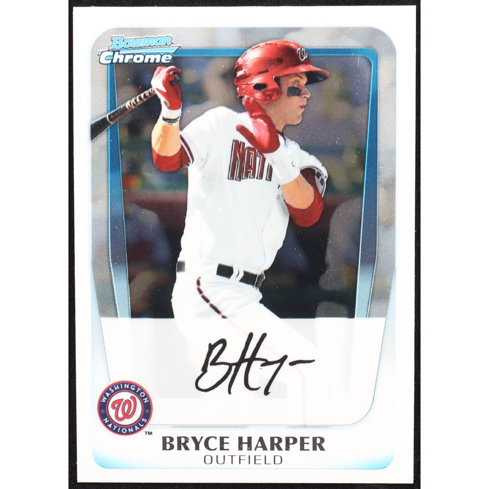 Bryce Harper 2011 Bowman Chrome Prospects Bcp1 Rc Pristine Auction