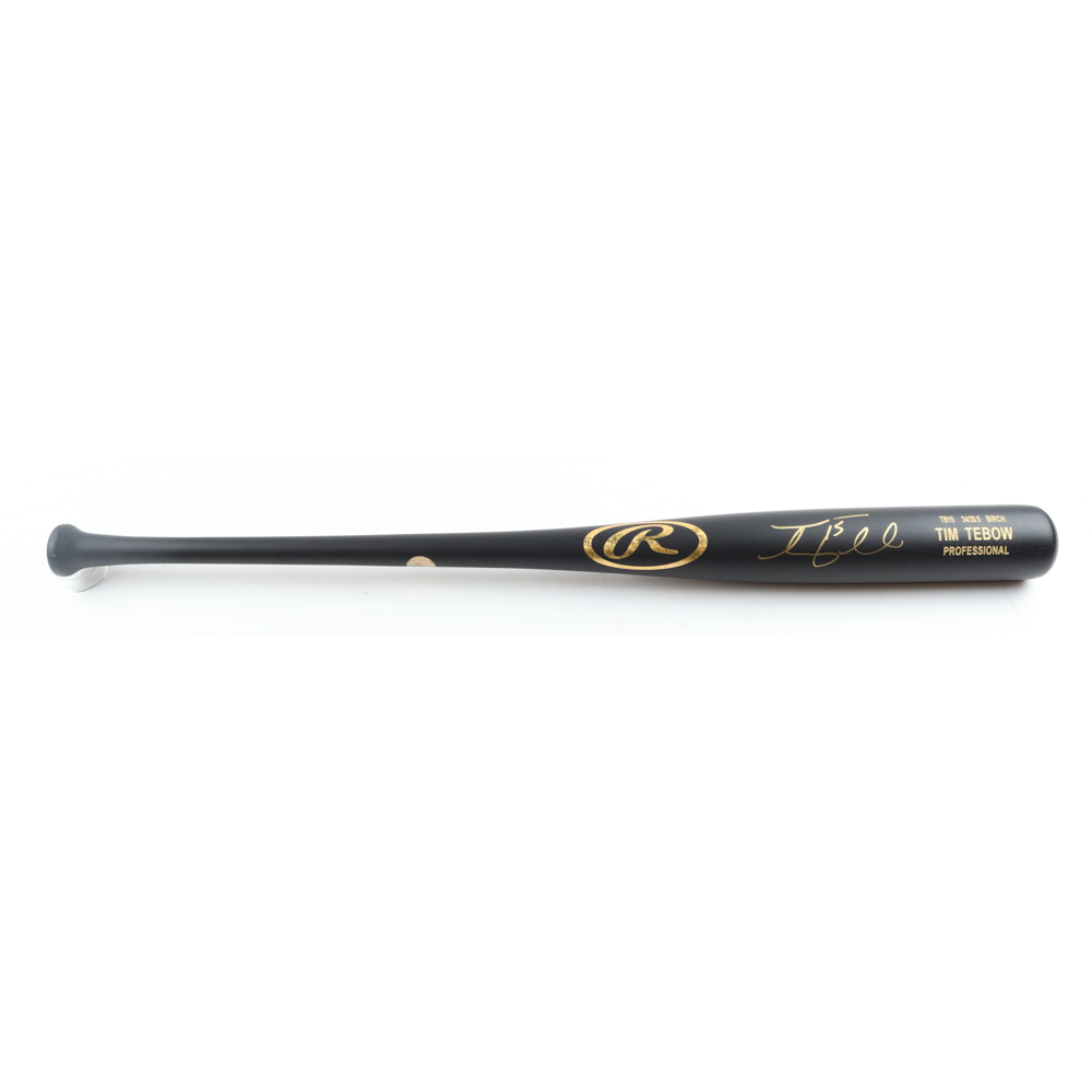 Tim Tebow Signed Rawlings Game Issued Baseball Bat (Tebow) | Pristine ...