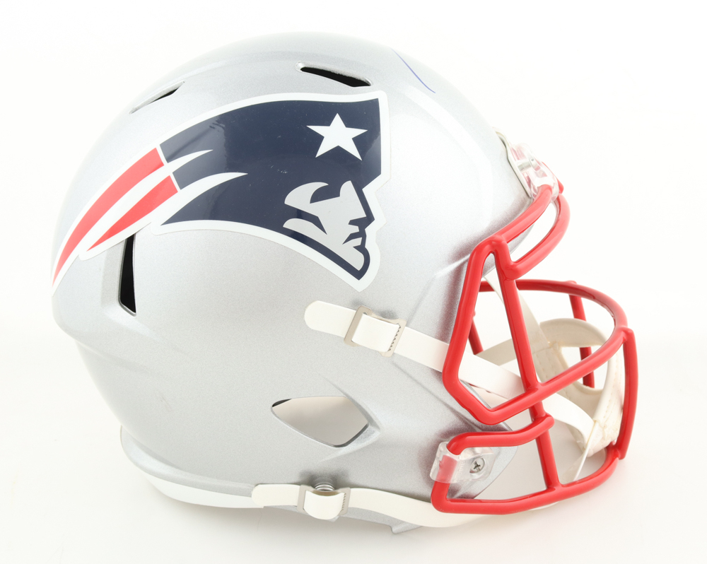 Tom Brady Signed Patriots / Super Bowl LIII Champions Logo Full-Size ...