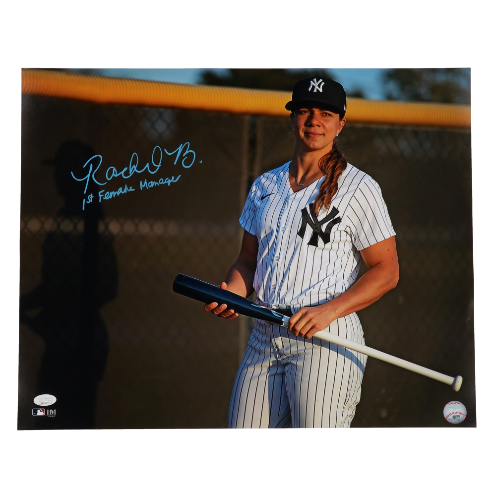 Rachel Balkovec Signed Yankees 16x20 Photo Inscribed "1st Female ...