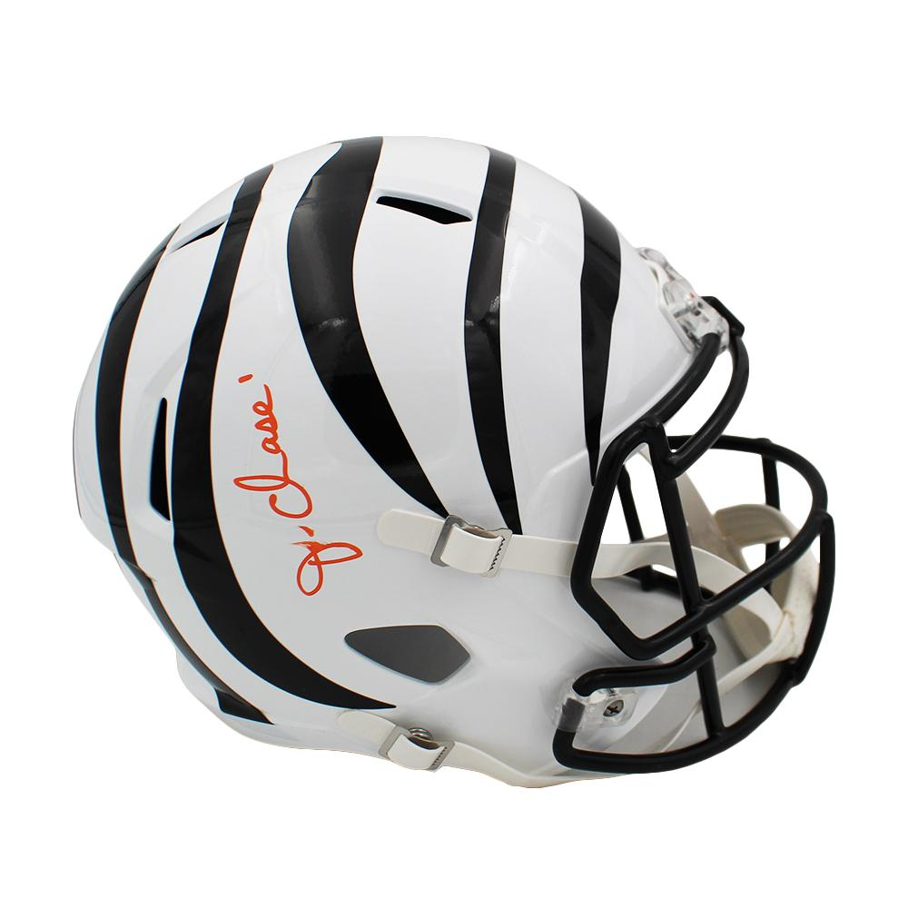 Ja'Marr Chase Signed Bengals Full-Size Alternate Speed Helmet (Beckett ...