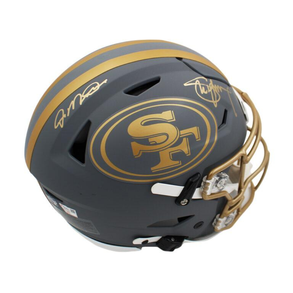 Joe Montana & Steve Young Signed 49ers Full-Size Authentic On-Field ...
