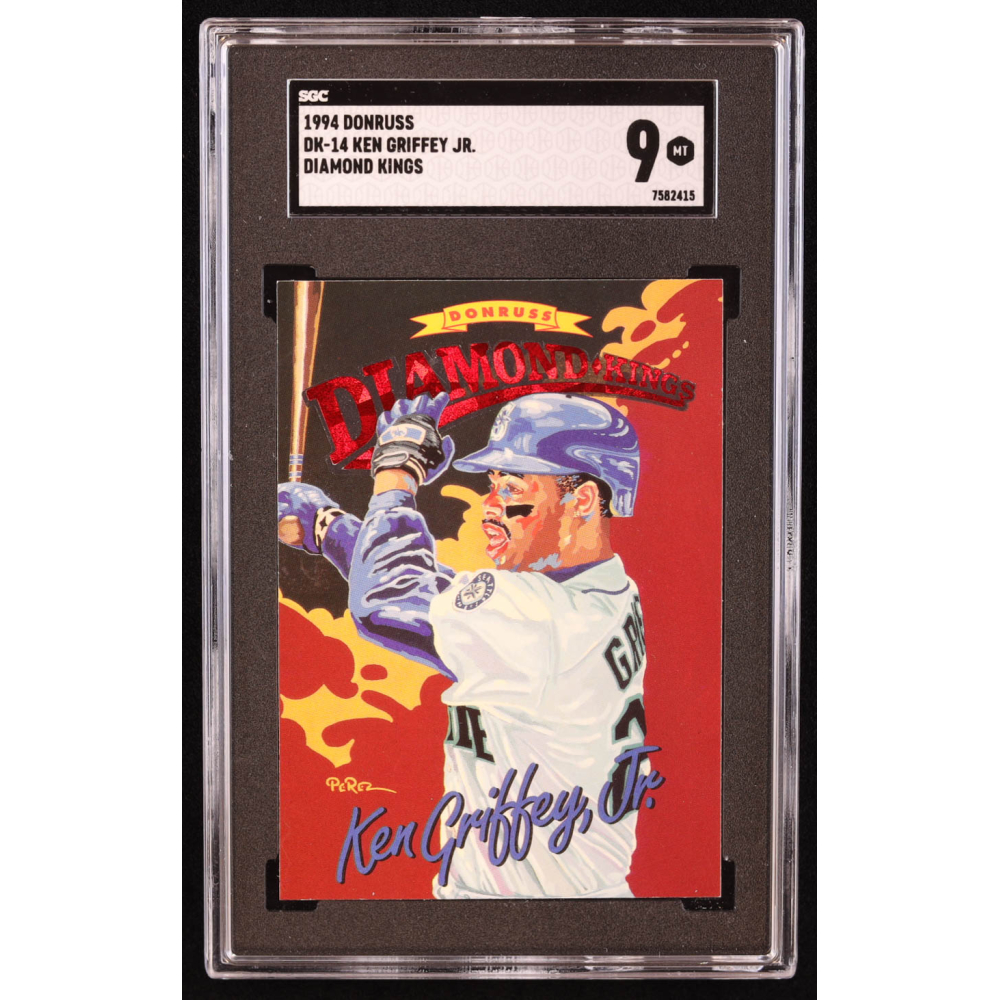 Ken Griffey Jr. 1994 Donruss Diamond Kings #DK14 (SGC 9) | Pristine Auction