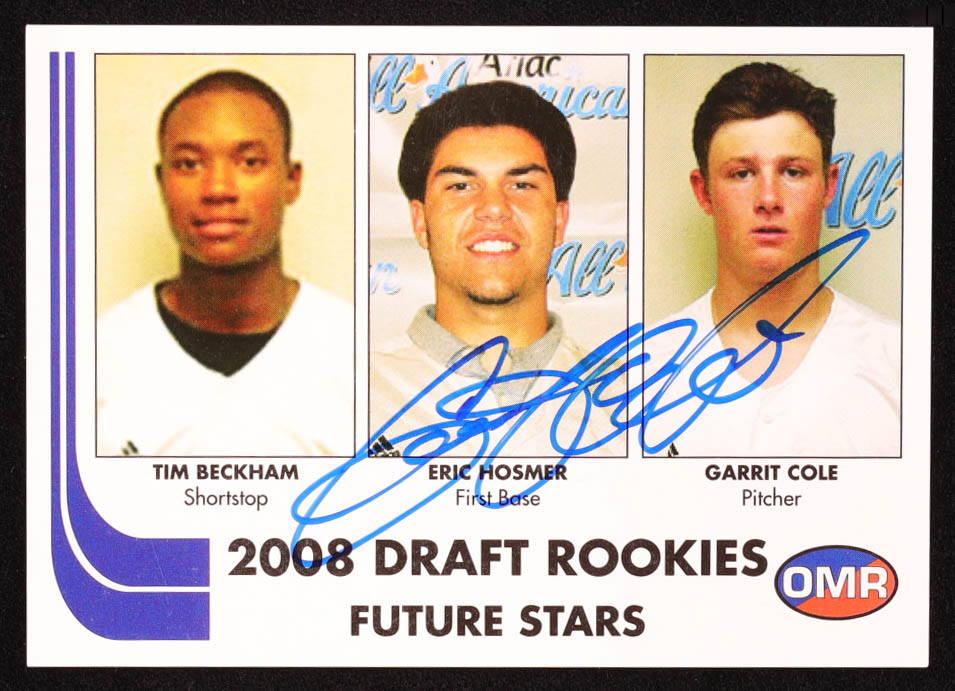 Gerrit Cole Signed 2008 OMR Draft Rookies Future Stars (Beckett ...