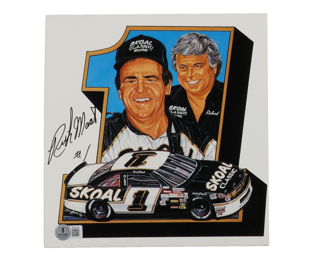 Rick Mast Signed NASCAR 8x8 Photo (Beckett) | Pristine Auction