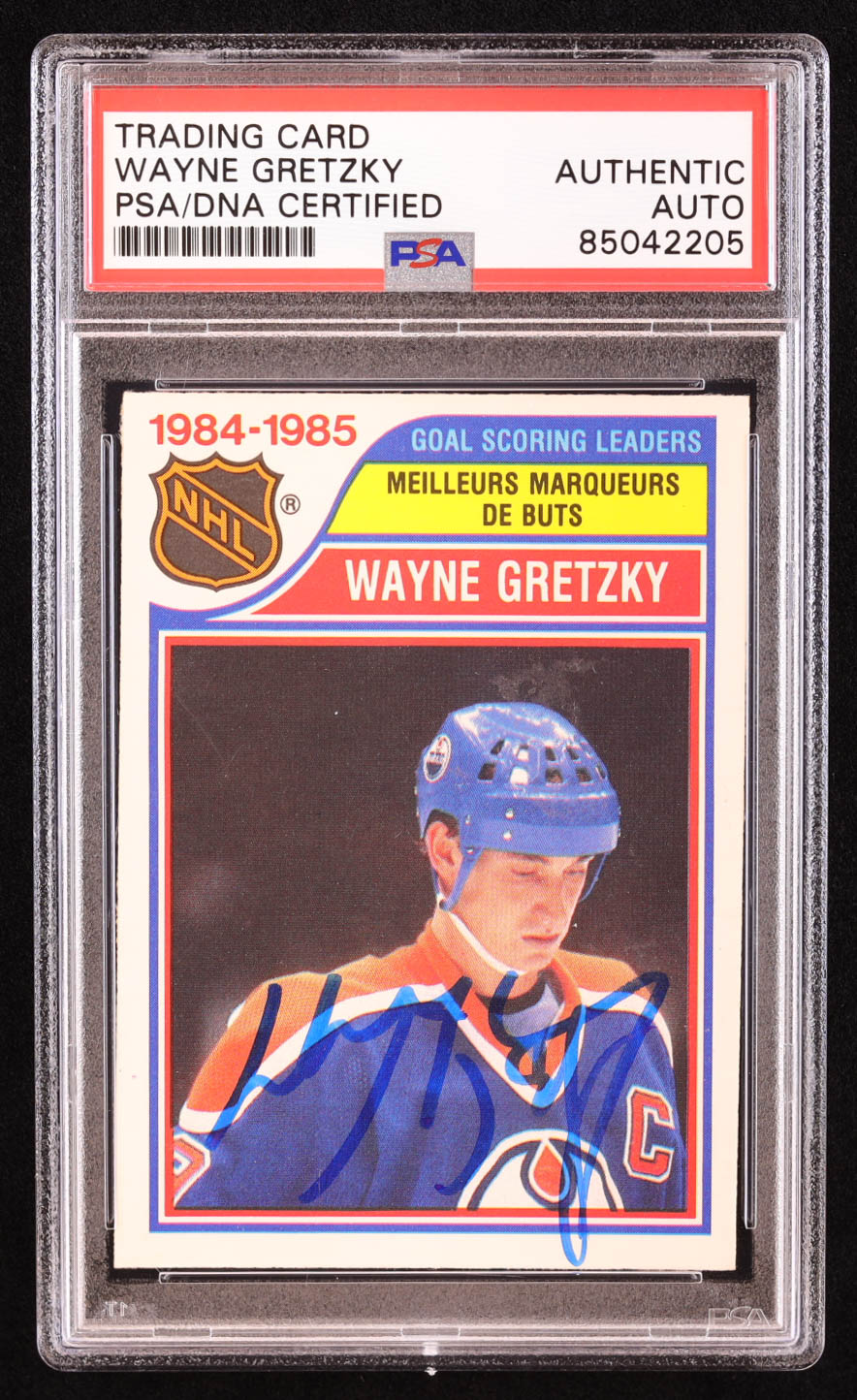 Wayne Gretzky Signed 1985 O-Pee-Chee #257 (PSA) | Pristine Auction