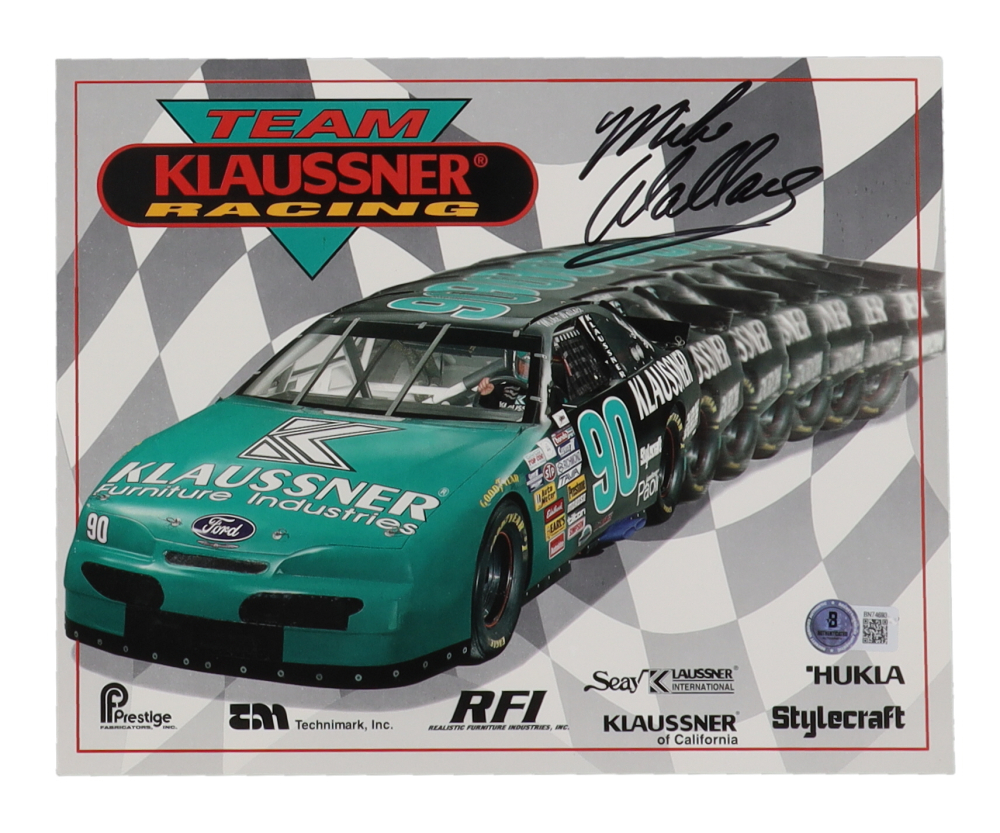 Mike Wallace Signed NASCAR 8x10 Photo (Beckett) | Pristine Auction