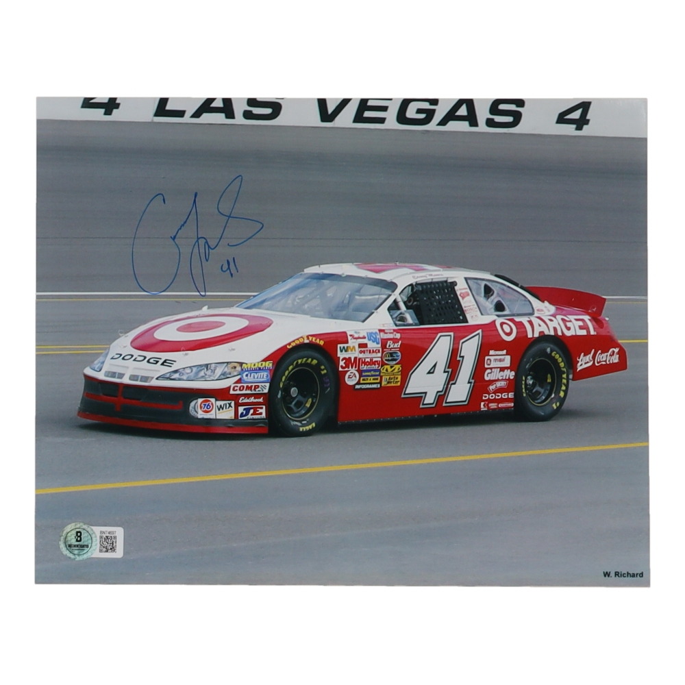 Casey Mears Signed NASCAR 8x10 Photo (Beckett) | Pristine Auction