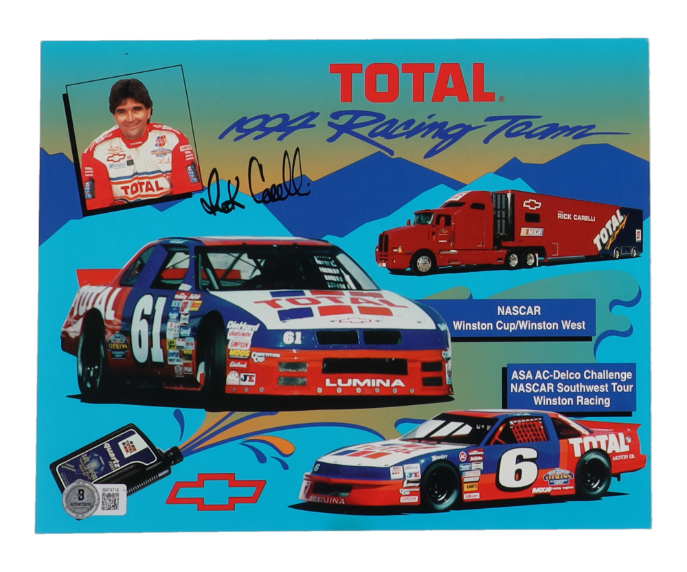 Rick Carelli Signed NASCAR 8x10 Photo (Beckett) | Pristine Auction