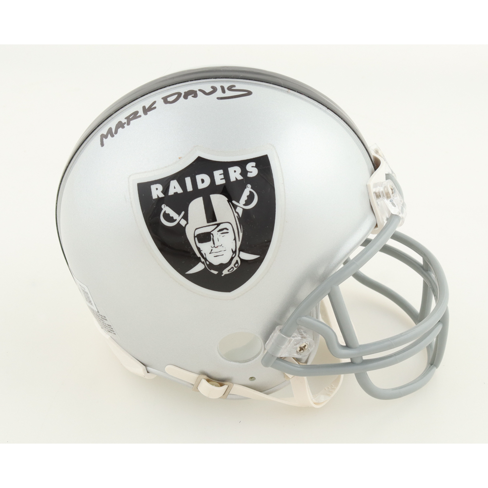 Mark Davis Signed Raiders Mini Helmet (Beckett) | Pristine Auction