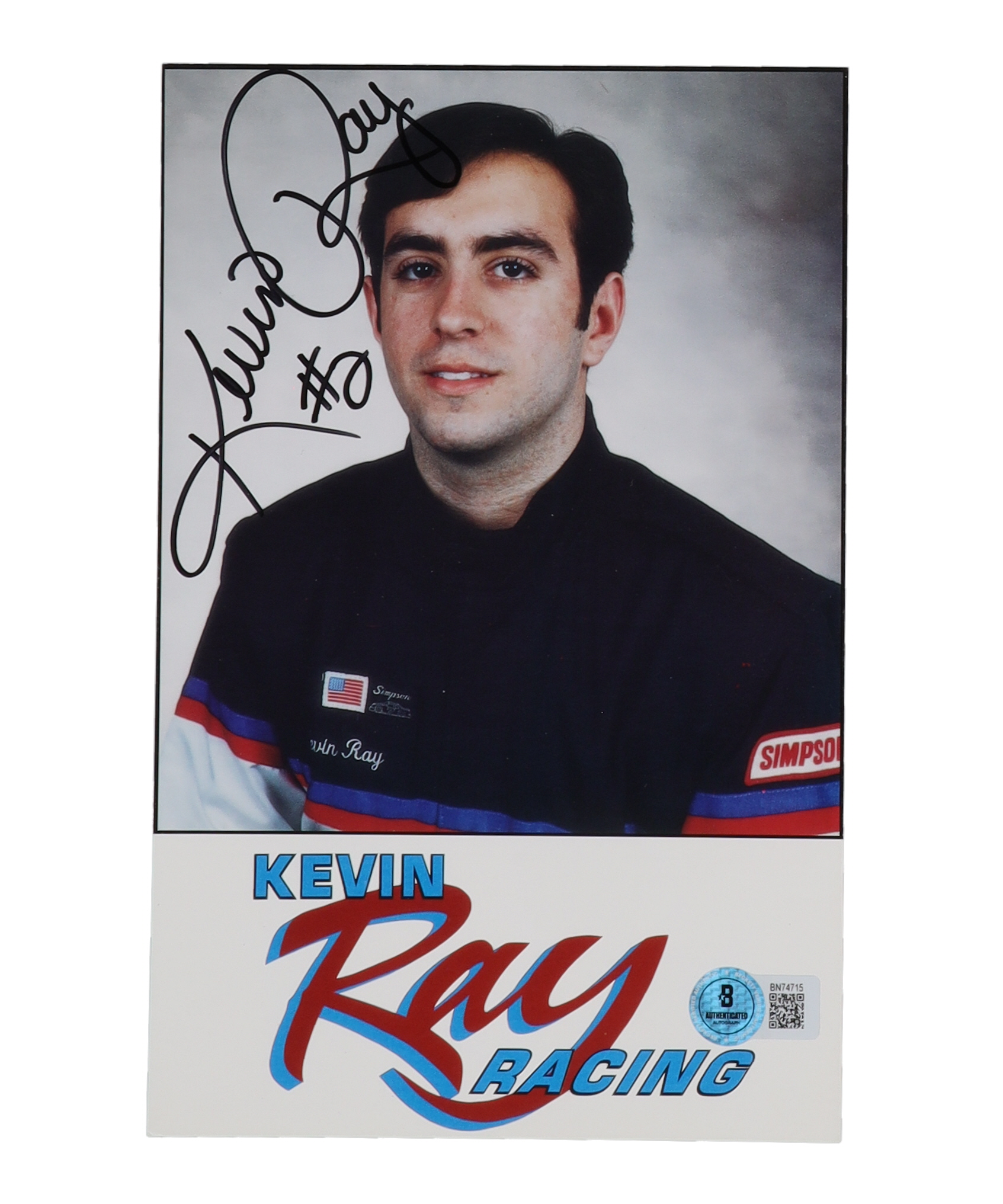 Kevin Ray Signed NASCAR 5x8 Photo (Beckett) | Pristine Auction