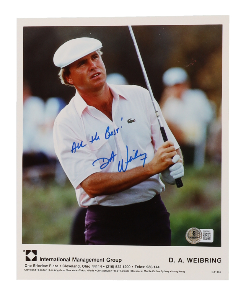 D.A. Weibring Signed 8x10 Photo Inscribed "All The Best!" (Beckett ...