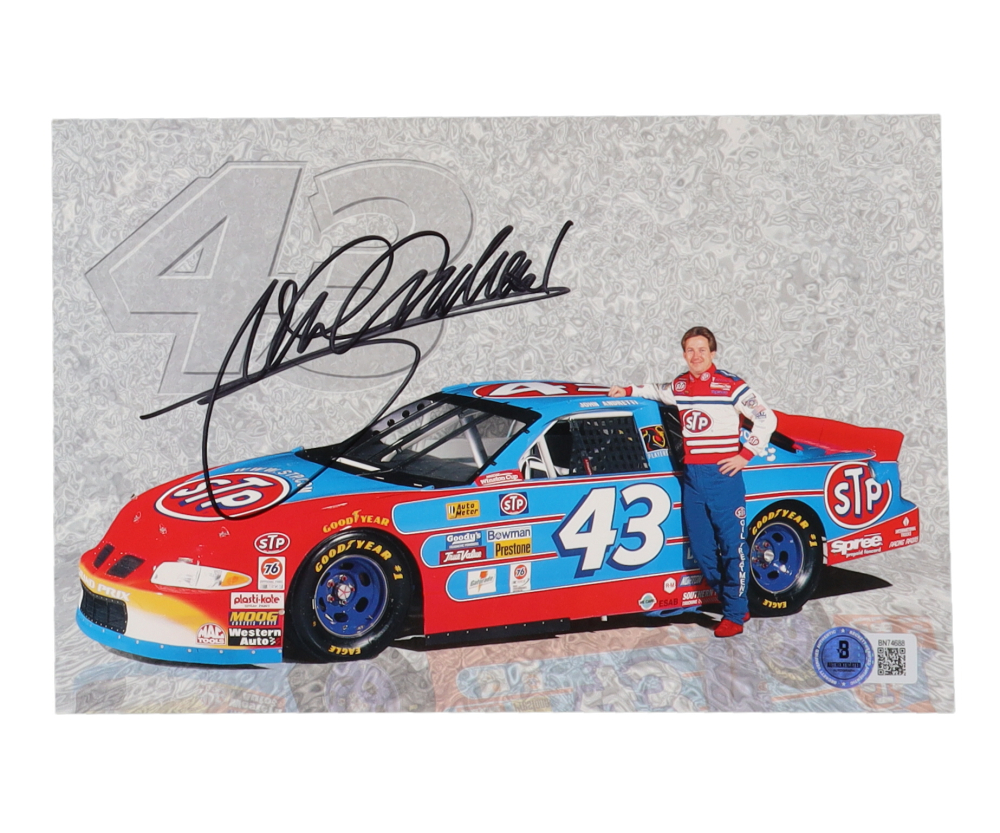John Andretti Signed NASCAR 6x9 Photo (Beckett) | Pristine Auction