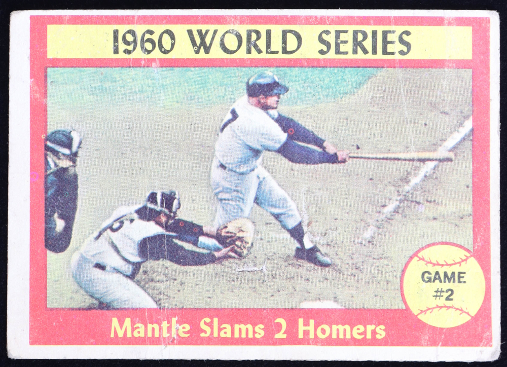 Mickey Mantle 1961 Topps #307 / World Series Game 2 | Pristine Auction