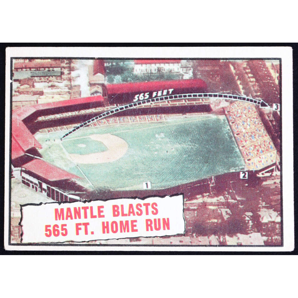 Mickey Mantle 1961 Topps #406 / 565 HR | Pristine Auction