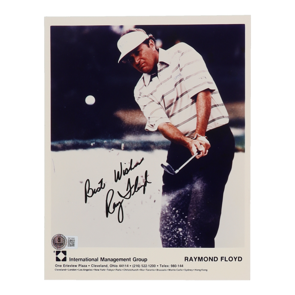 Ray Floyd Signed 8x10 Photo Inscribed "Best Wishes" (Beckett ...