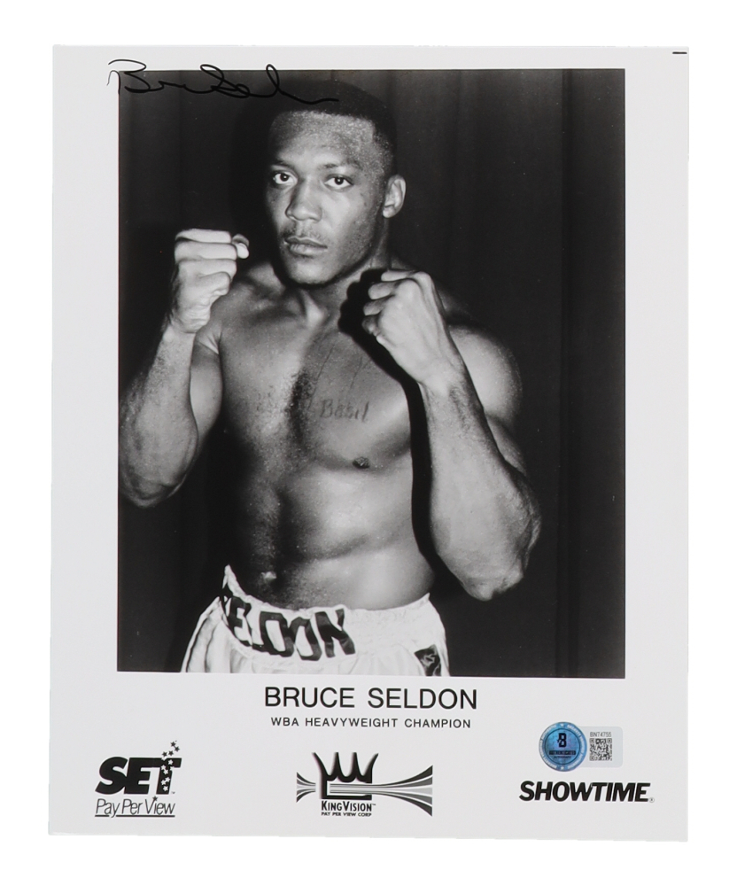 Bruce Seldon Signed 8x10 Photo (Beckett) | Pristine Auction