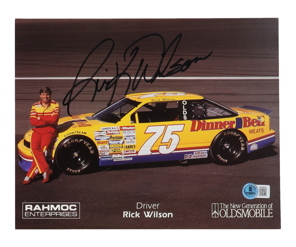 Rick Wilson Signed NASCAR 8x10 Photo (Beckett) | Pristine Auction