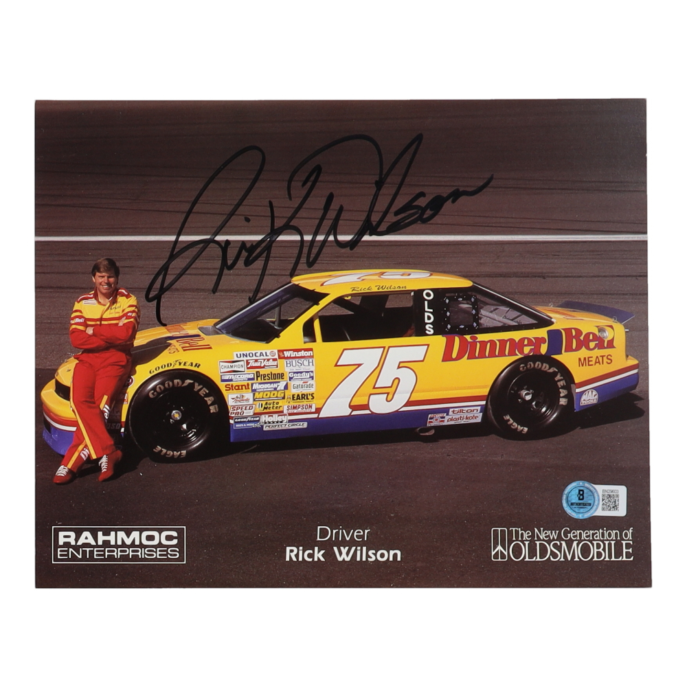 Rick Wilson Signed NASCAR 8x10 Photo (Beckett) | Pristine Auction