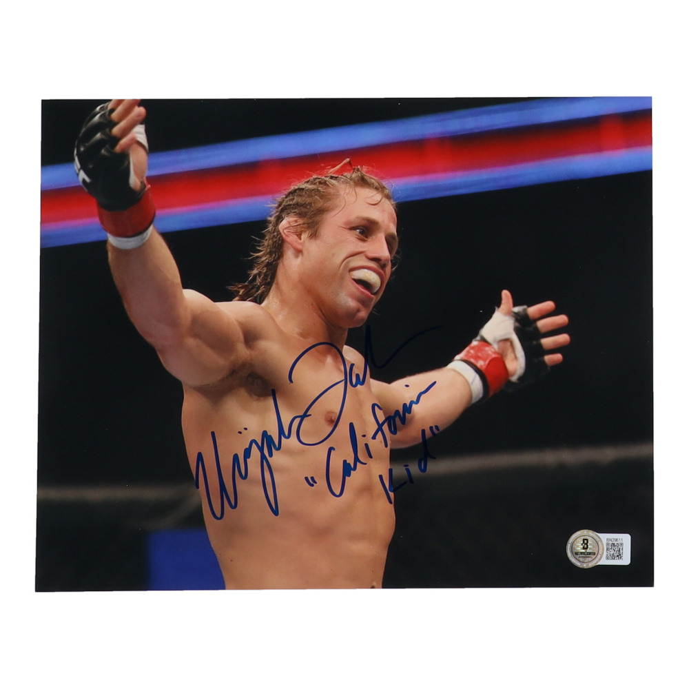 Urijah Faber Signed UFC 8x10 Photo Inscribed "California Kid" (Beckett ...