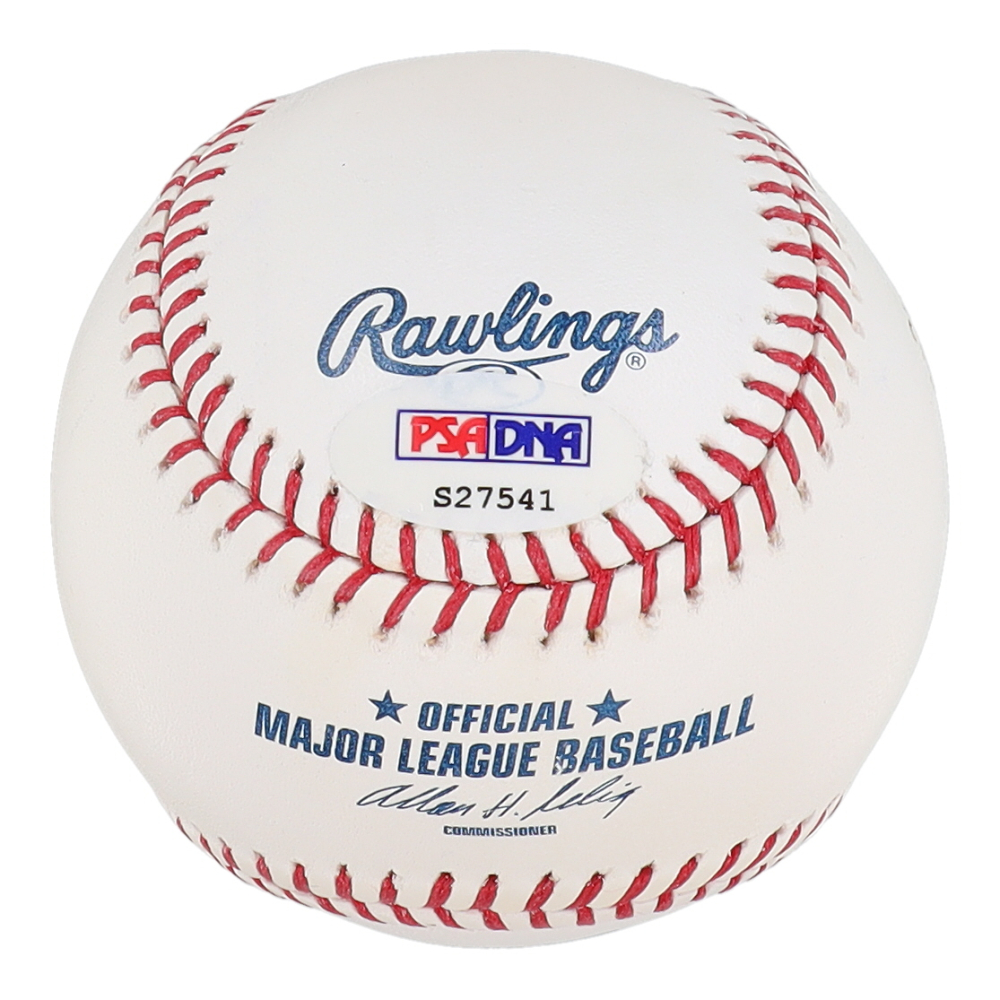 Mike Napoli Signed LE OML Engraved Baseball (PSA) | Pristine Auction