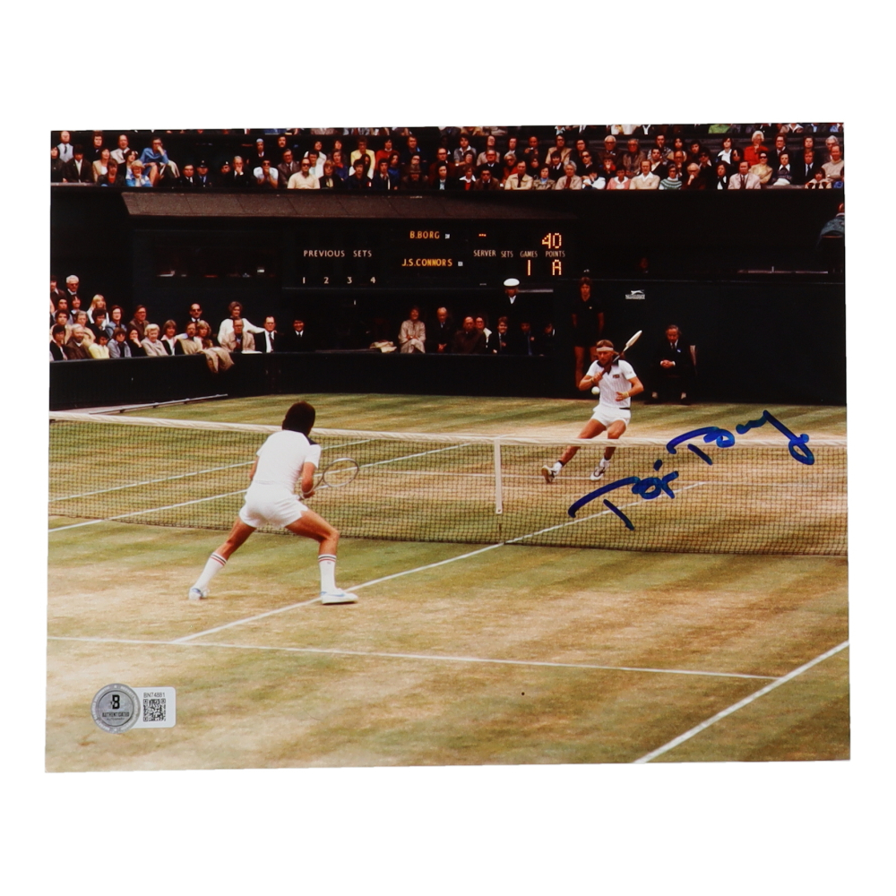 Björn Borg Signed 8x10 Photo (Beckett) | Pristine Auction