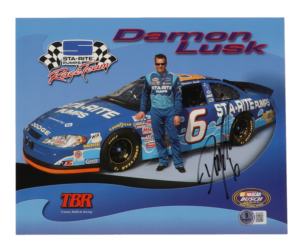 Damon Lusk Signed NASCAR 8x10 Photo (Beckett) | Pristine Auction