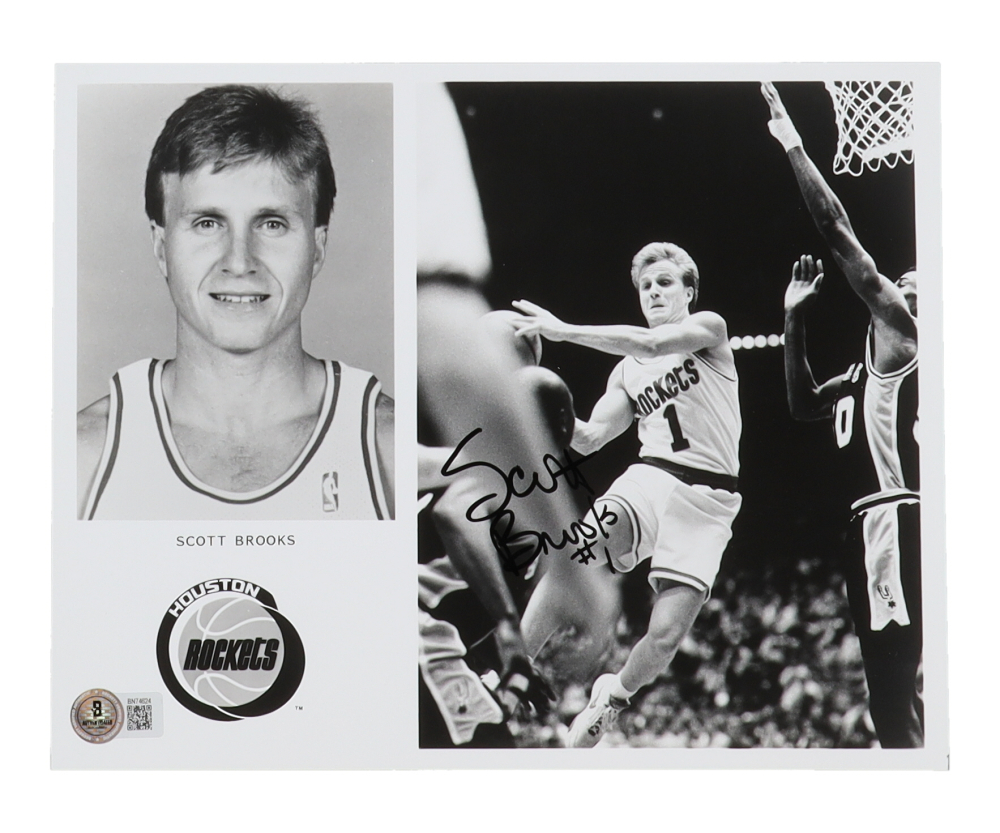Scott Brooks Signed Rockets 8x10 Photo (Beckett) | Pristine Auction