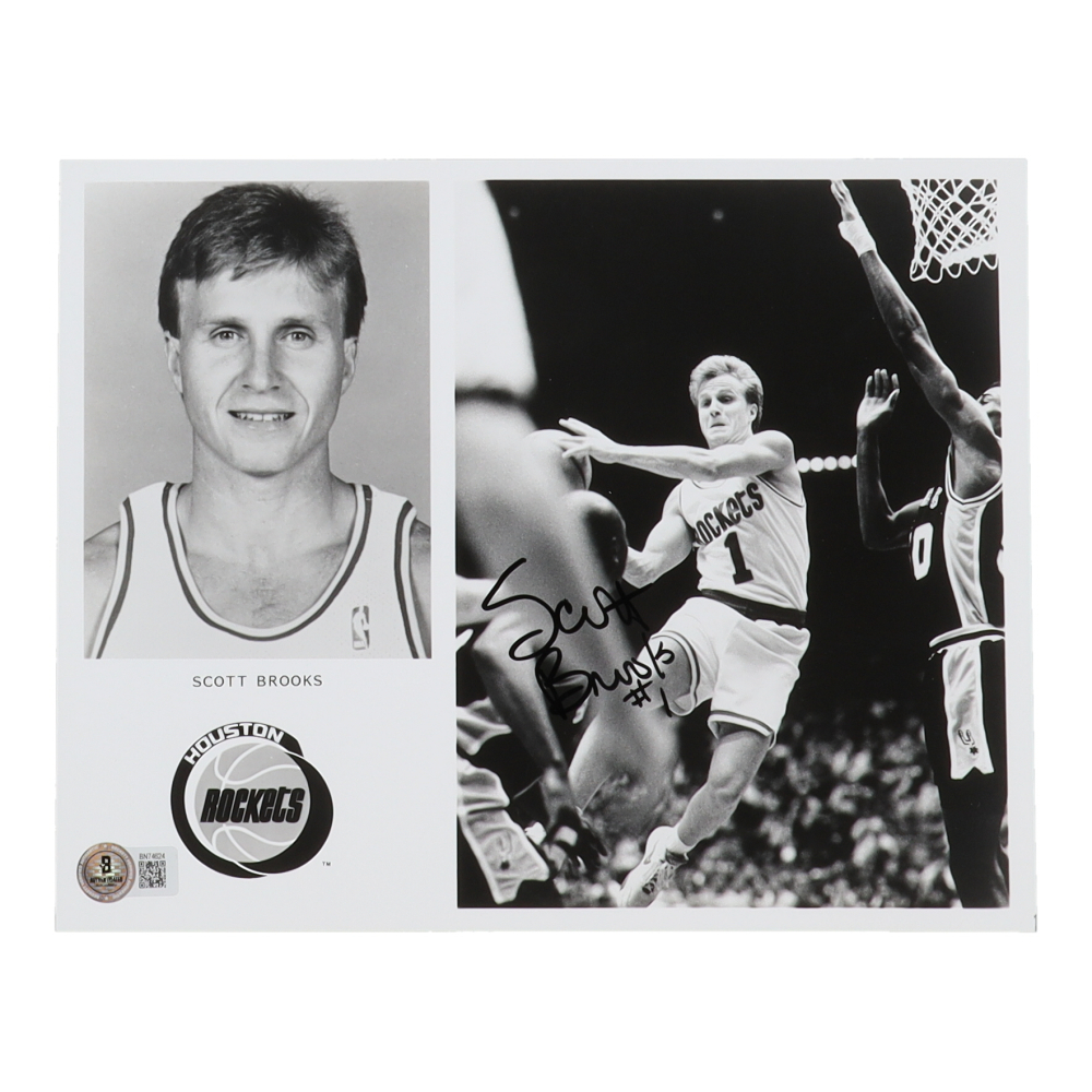Scott Brooks Signed Rockets 8x10 Photo (Beckett) | Pristine Auction