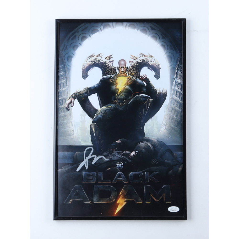 Dwayne "The Rock" Johnson Signed Black Adam Custom Framed Photo Display ...