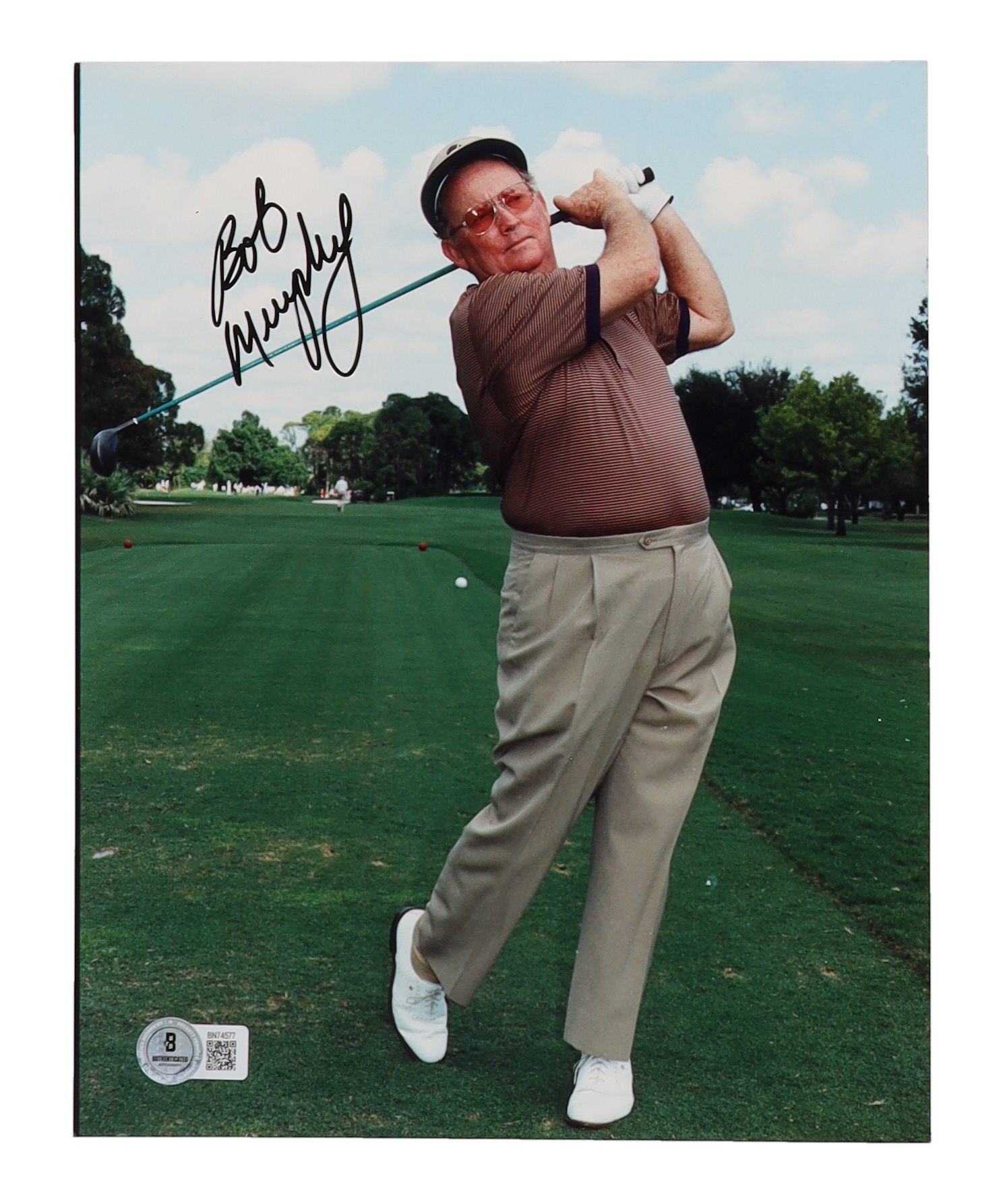 Bob Murphy Signed 8x10 Photo (Beckett) | Pristine Auction