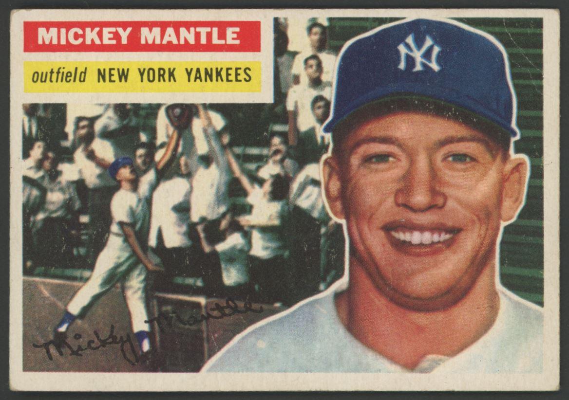 Mickey Mantle 1956 Topps #135 | Pristine Auction