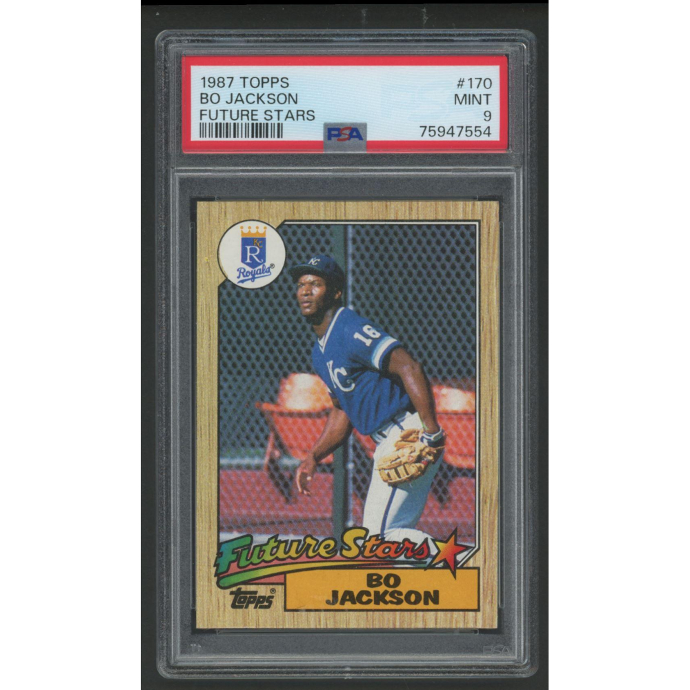 Bo Jackson 1987 Topps #170 RC (PSA 9) | Pristine Auction