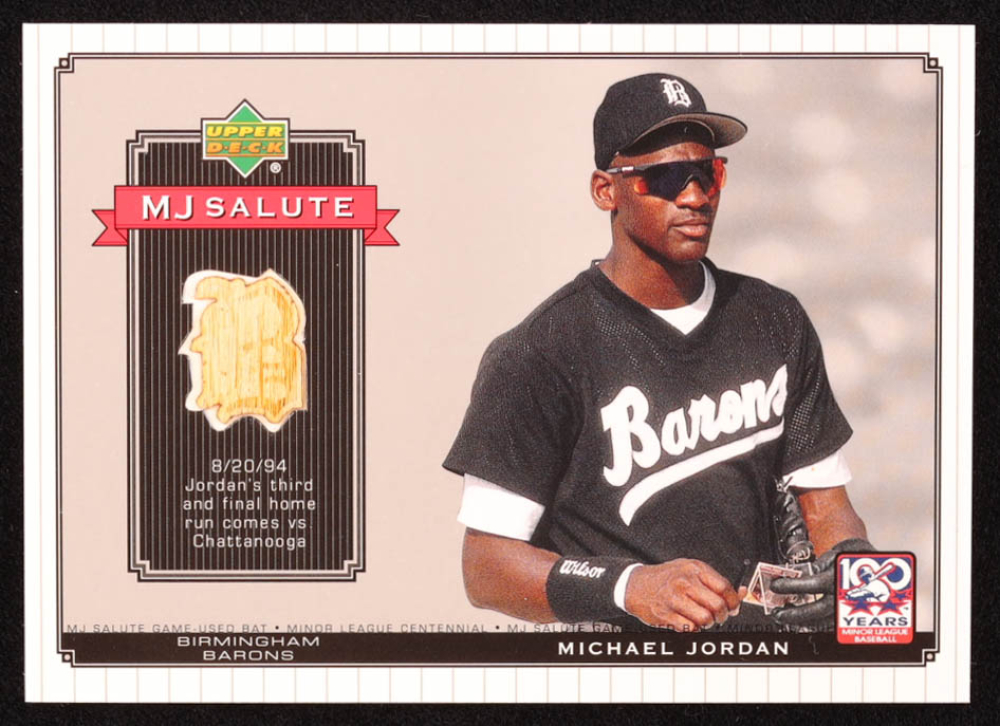 Michael Jordan 2001 Upper Deck MJ Salute #MJB8 Bat | Pristine Auction