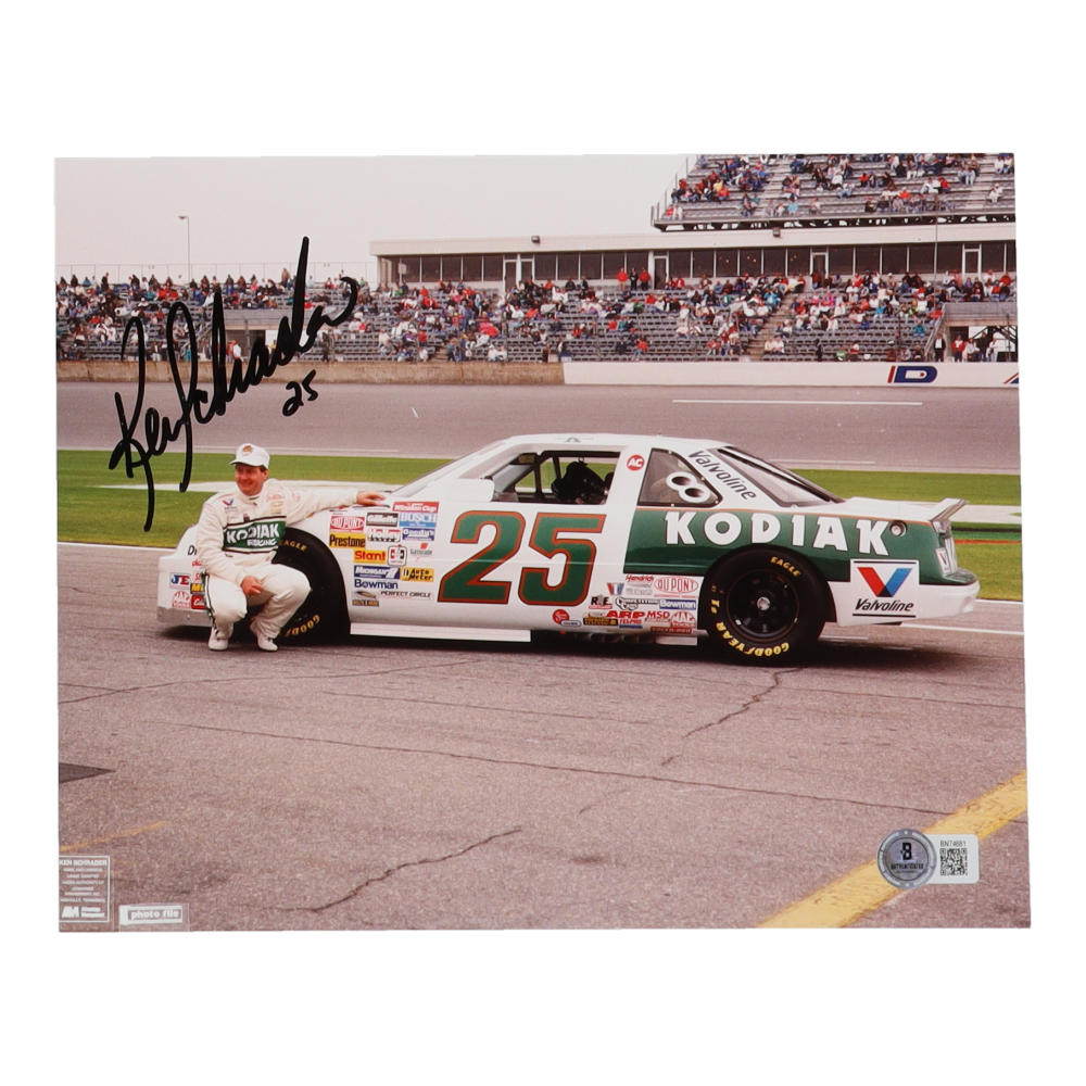 Ken Schrader Signed NASCAR 8x10 Photo (Beckett) | Pristine Auction