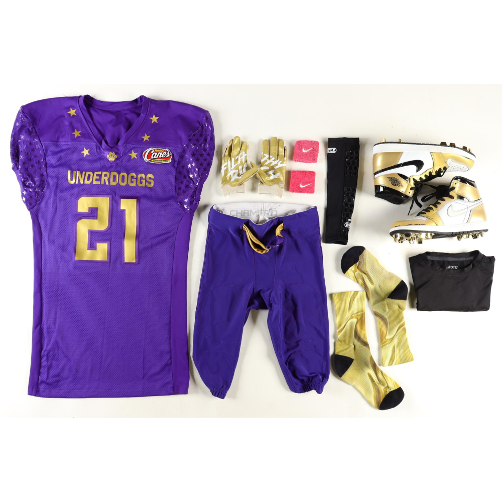 Caleb Dixon "The UnderDoggs" Screen-Worn Football Uniform (MGM ...