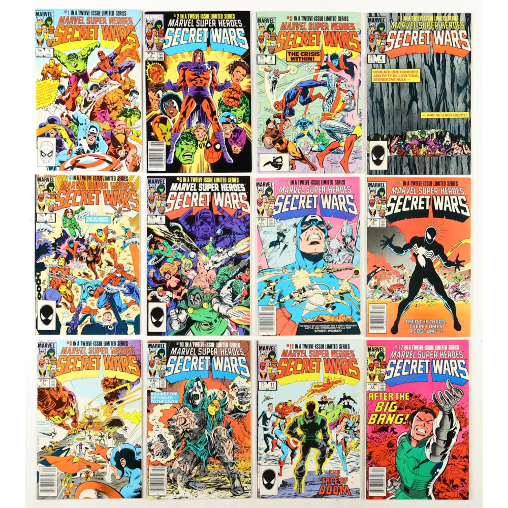 1984-85 "Marvel Super Heroes: Secret Wars" Issue #1-12 Marvel Comic ...