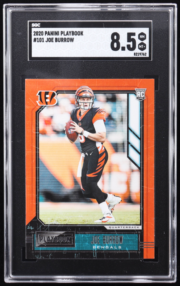 Joe Burrow 2020 Panini Playbook #101 RC (SGC 8.5) | Pristine Auction