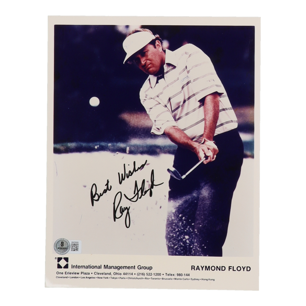 Ray Floyd Signed 8x10 Photo Inscribed "Best Wishes" (Beckett ...