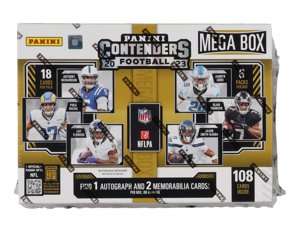 2023 Panini Contenders Football Mega Box with (6) Packs | Pristine Auction