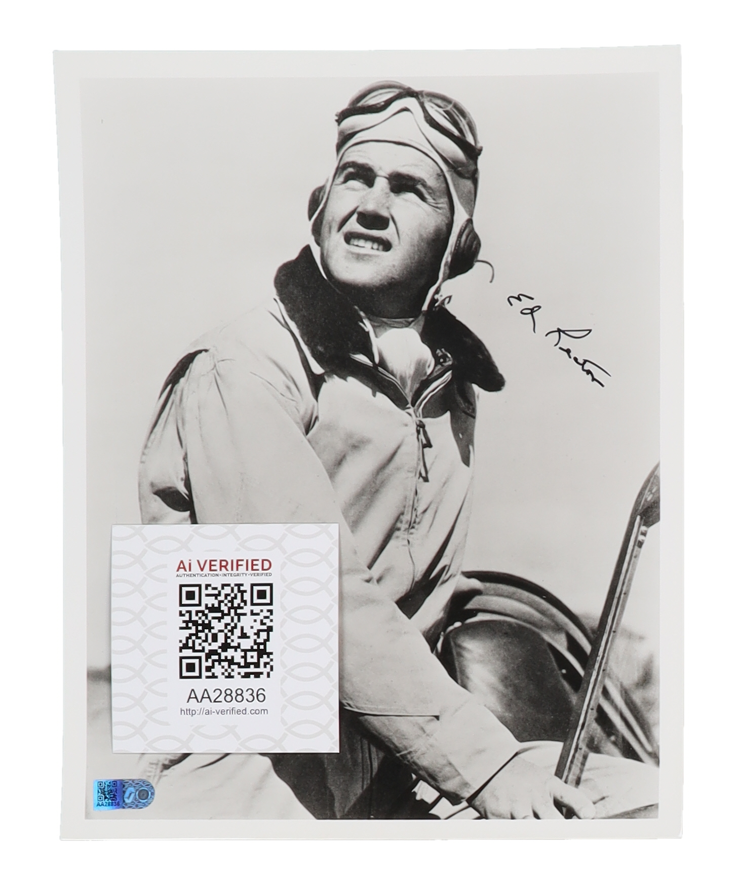 Ed Rector Signed WWII 8x10 Photo (AIV) | Pristine Auction