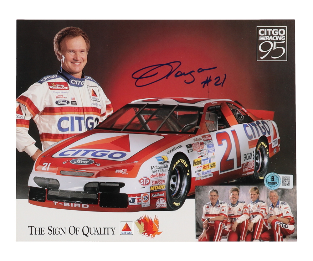 Morgan Shepherd Signed NASCAR 8x10 Photo (Beckett) | Pristine Auction