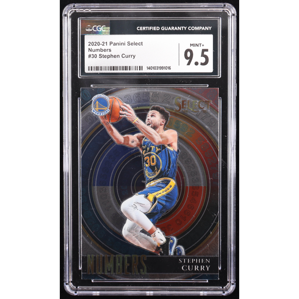 Stephen Curry 2020-21 Select Numbers #30 (CGC 9.5) | Pristine Auction